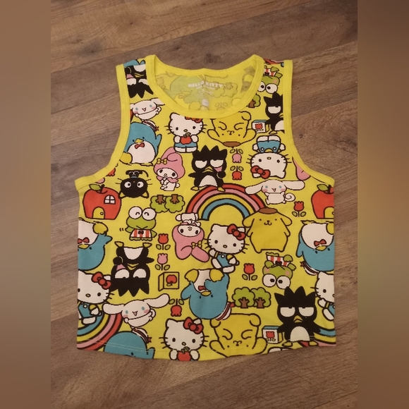 Hello Kitty | Tops | Hello Kitty Crop Top | Poshmark